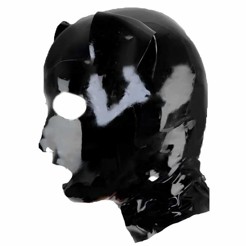 Cagoule Chien Latex | cage-chasteté.fr