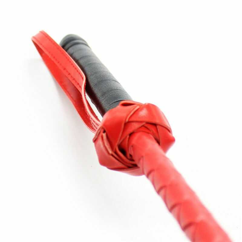 Cravache Bdsm Rouge | cage-chasteté.fr